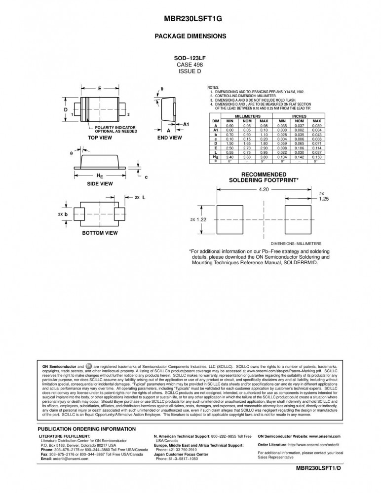 MBR230LSFT1G datasheet page 5