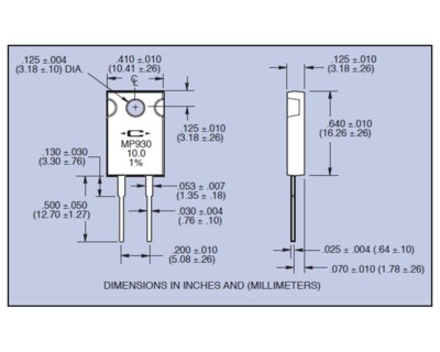 Caddock MP930-3.00-1% Through Hole Resistor for sale