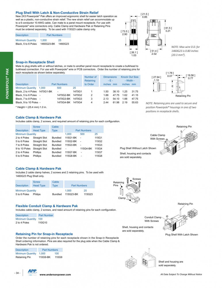 Anderson Power PP15/45 technical document page 5