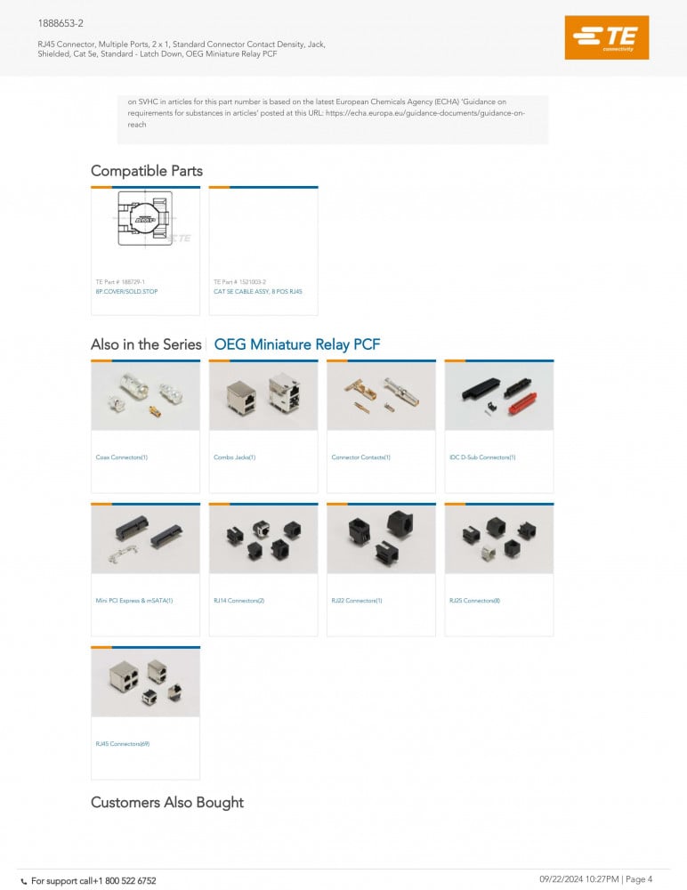 TE Connectivity 1888653-2 technical document page 4