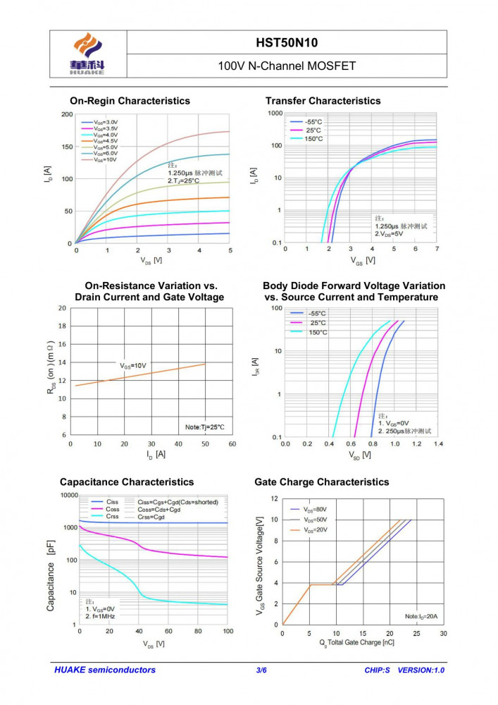 HST50N10 datasheet page 3
