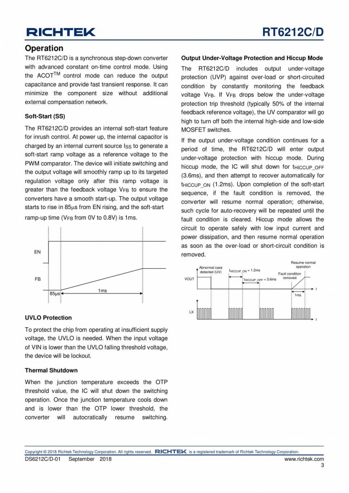 RT6212C/D datasheet page 3