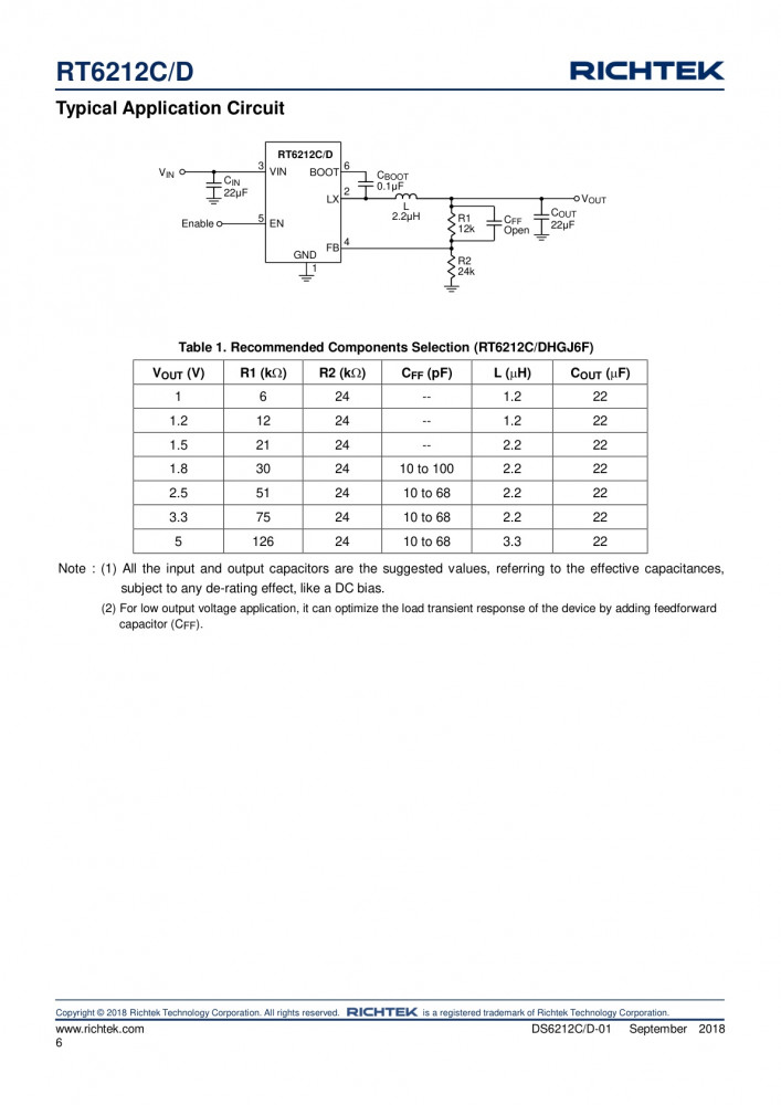 RT6212C/D datasheet page 6