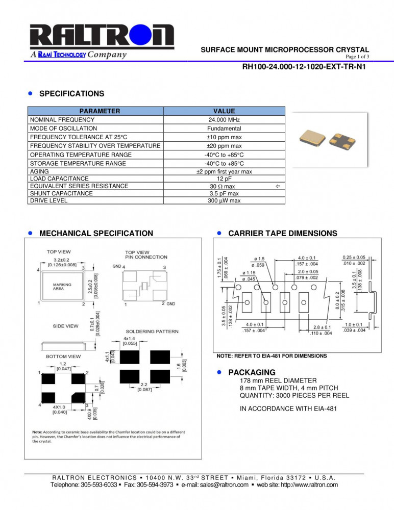 RH100-24.000-12-1020-EXT-TR-N1 technical specification page 1