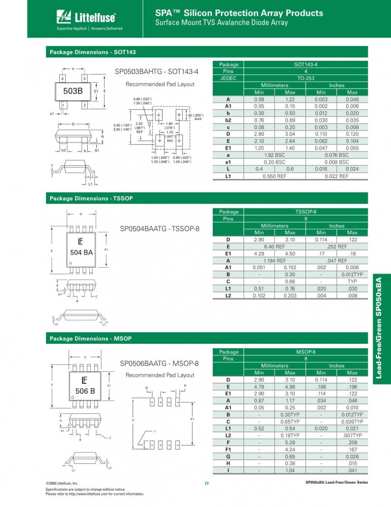 SP0504BAHTG datasheet page 6
