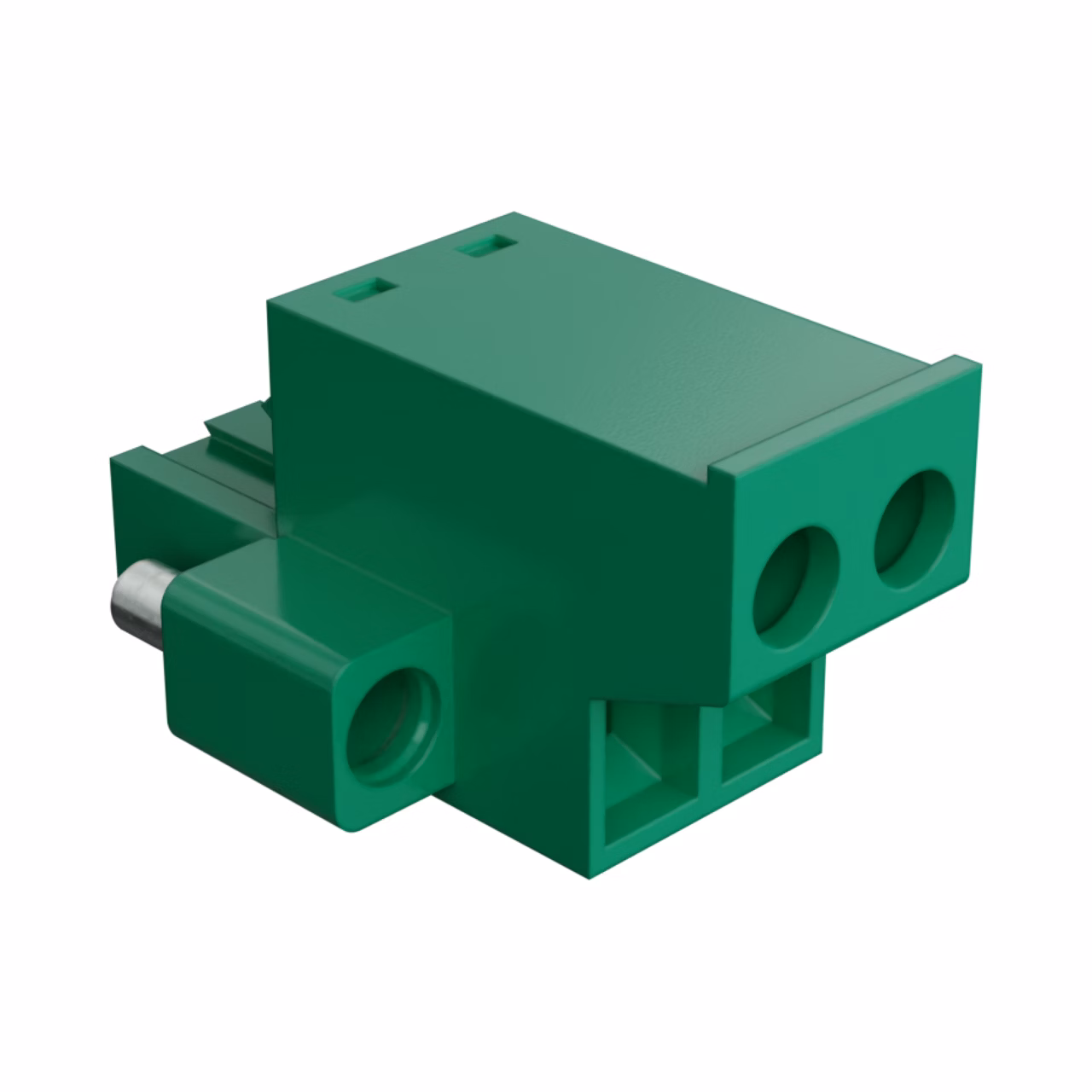 7.62mm Pitch Eurostyle Vertical PCB Header, with Retention Ends, 2 Circuits