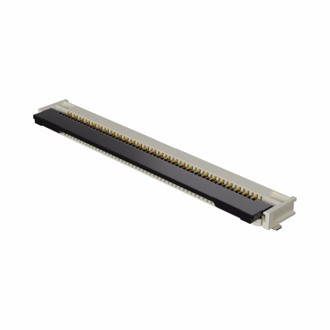 Easy-On FFC/FPC Connector, 1.00mm Pitch, FD19 Series, Right-Angle, Bottom Contact, 1.90mm Height, 27 Circuits, 150°C Operating Temperature,  Gold over Nickel Plating for sale
