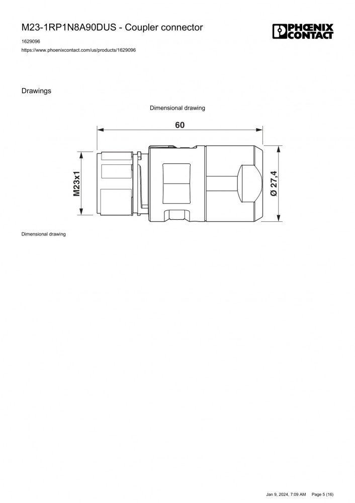 Phoenix Contact 1629096 technical document page 5