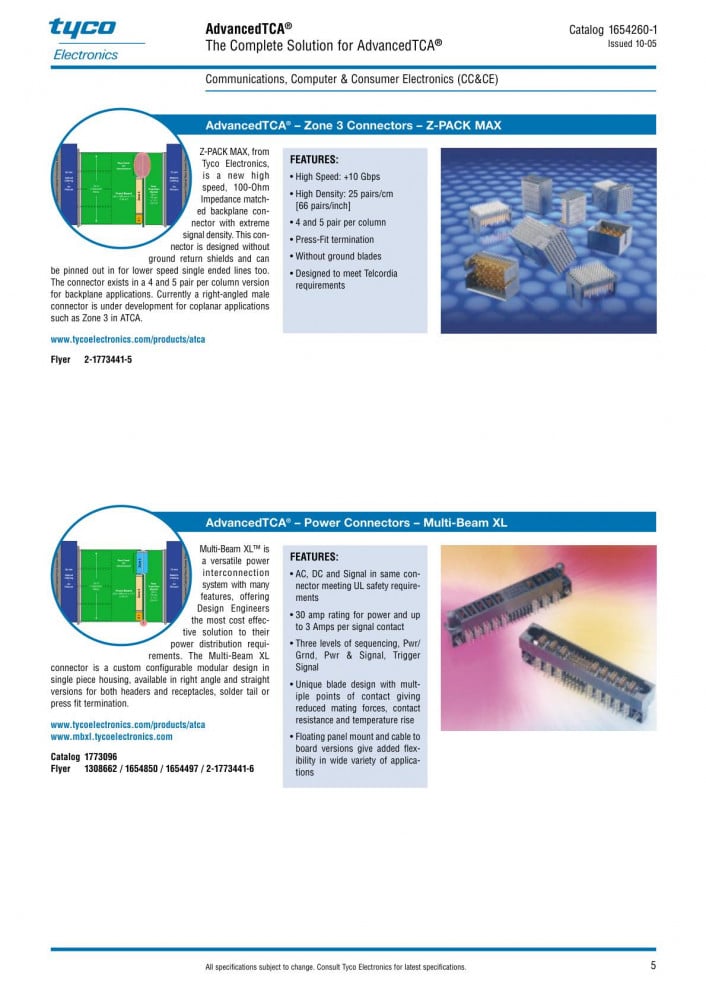 TE Connectivity ATCA reference page 7