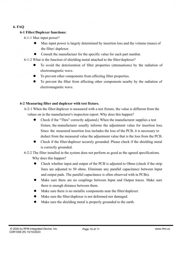CDR1006 technical document page 10