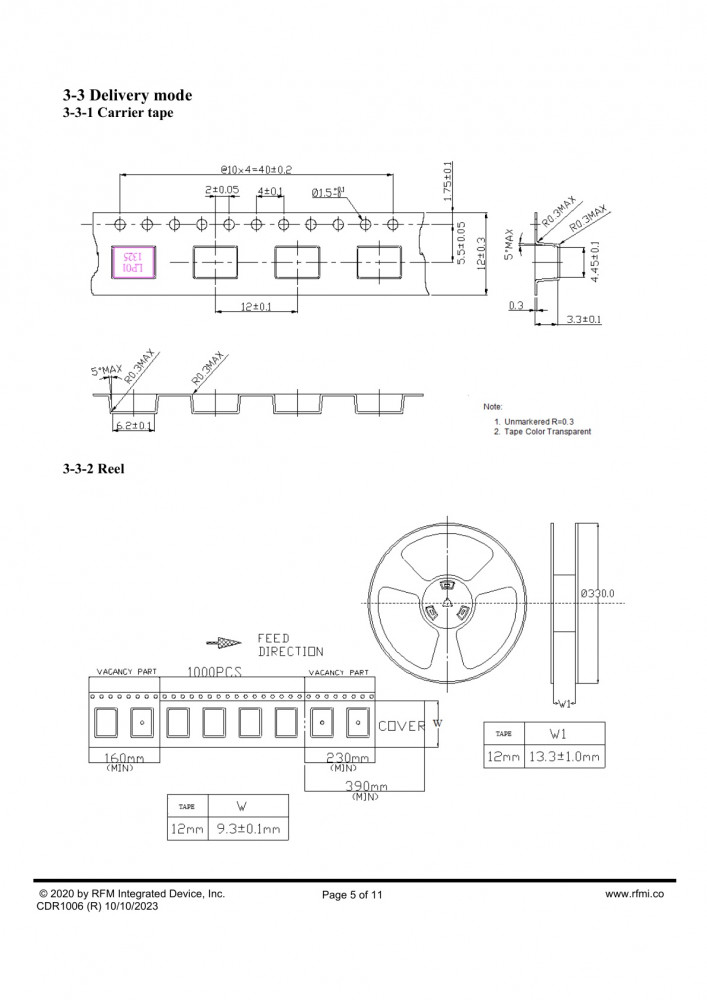CDR1006 technical document page 5