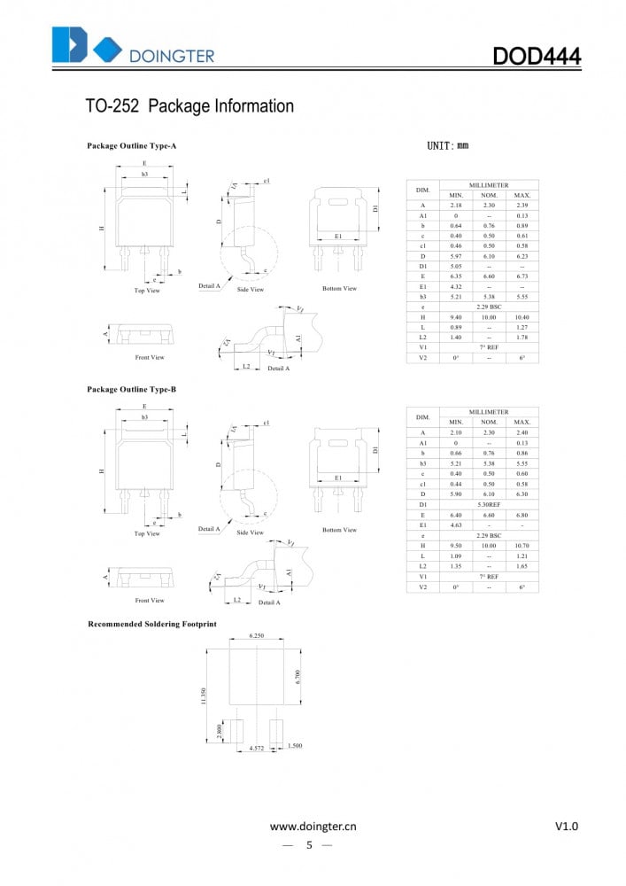 DOD444 datasheet page 5