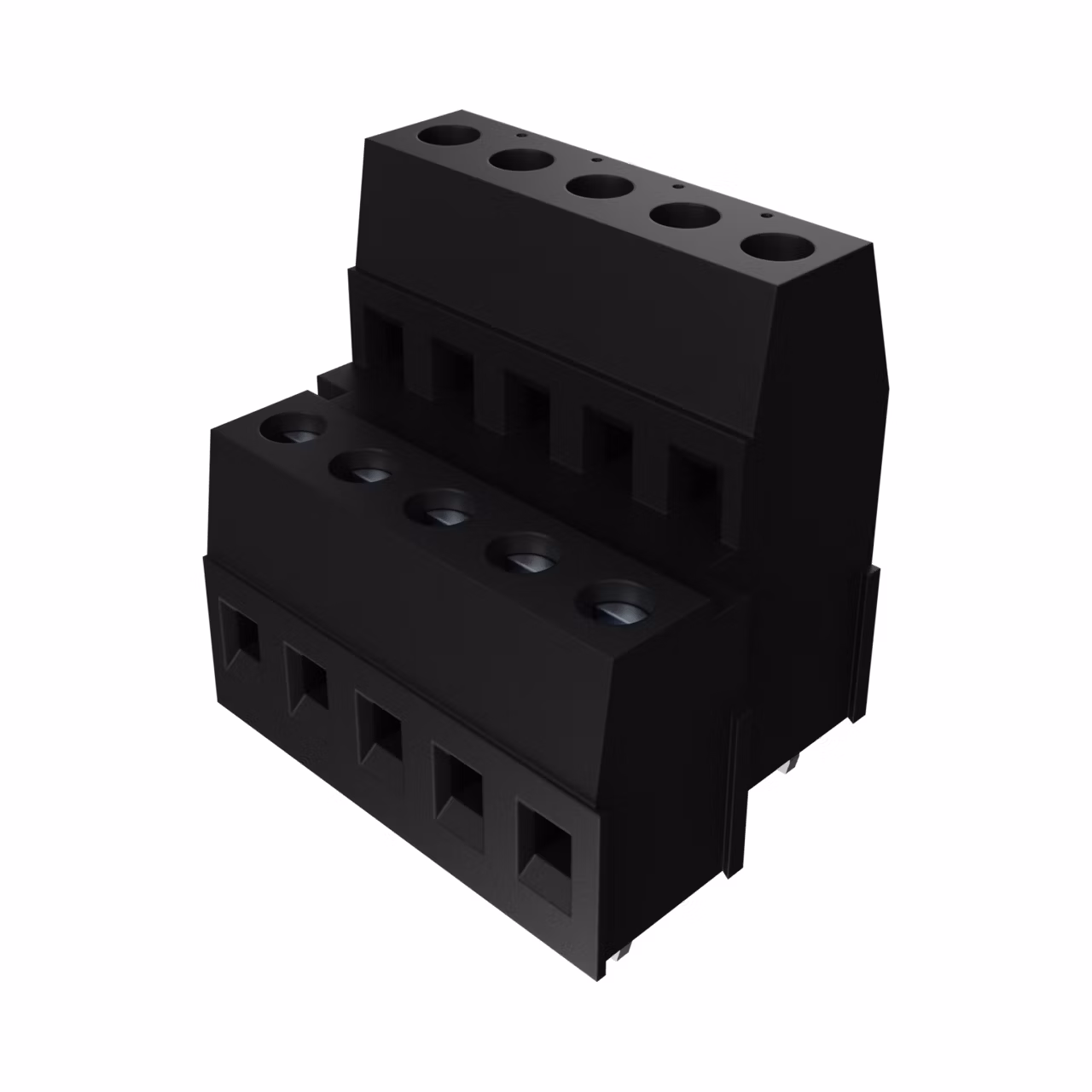 5.00mm Pitch Beau Eurostyle Medium Profile, Two Level Terminal Block, Modular, 10 Circuits for sale
