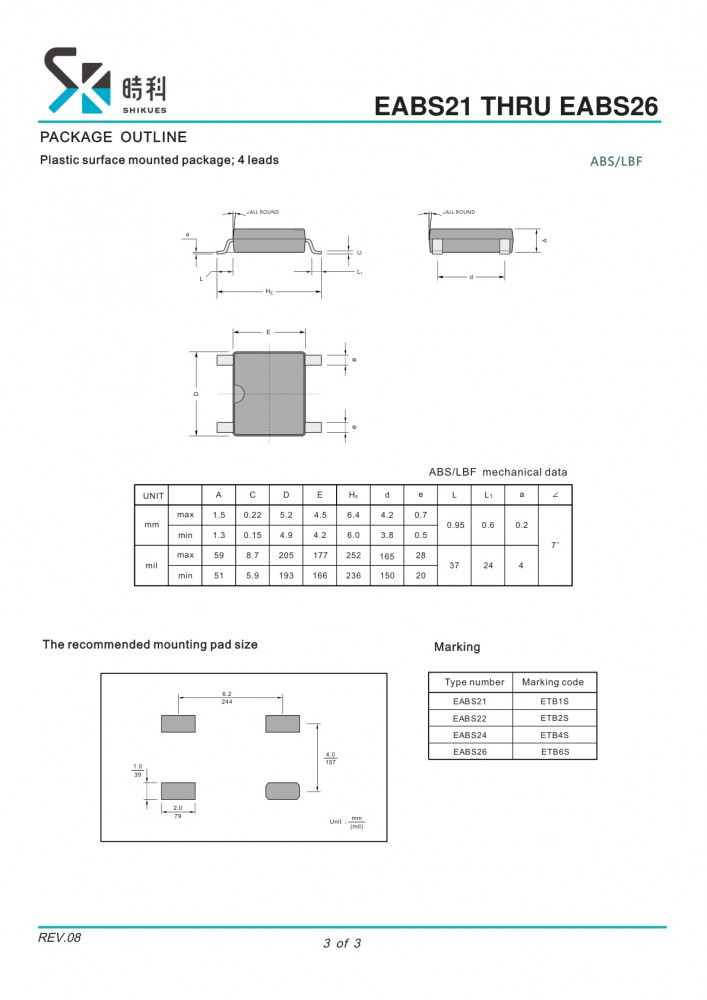 EABS21 datasheet page 3