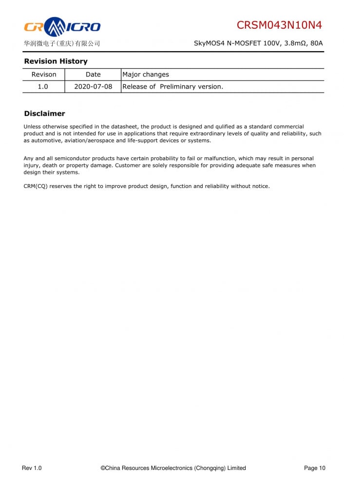 CRSM043N10N4 datasheet page 10