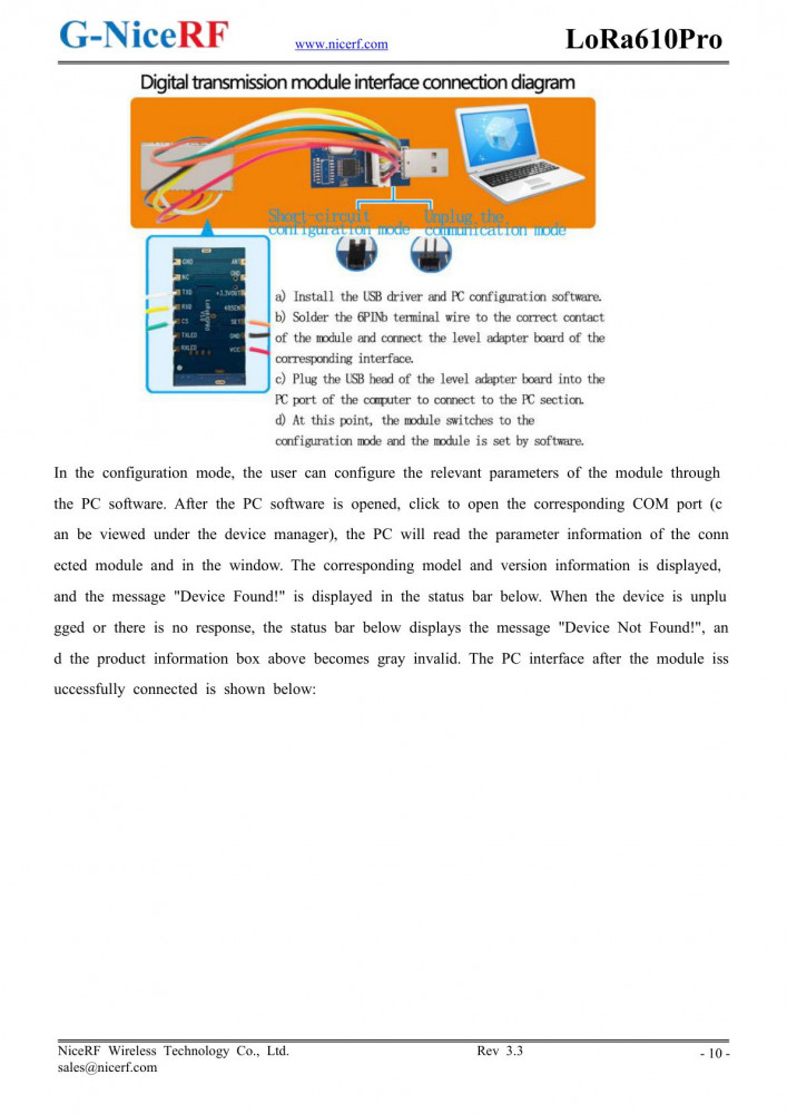 lora610PRO-915MHz datasheet page 10