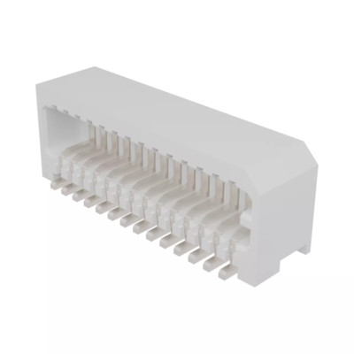 SlimStack Board-to-Board Connector, 0.80mm Pitch, Plug, 5.65mm Mated Height, 28 Circuits, Right-Angle, without Boss for sale