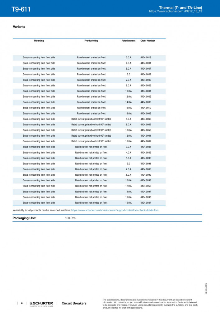 4404.0004 product documentation, page 4