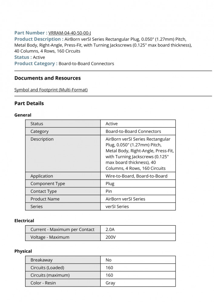 VRRAM-04-40-50-00-J product document page 1