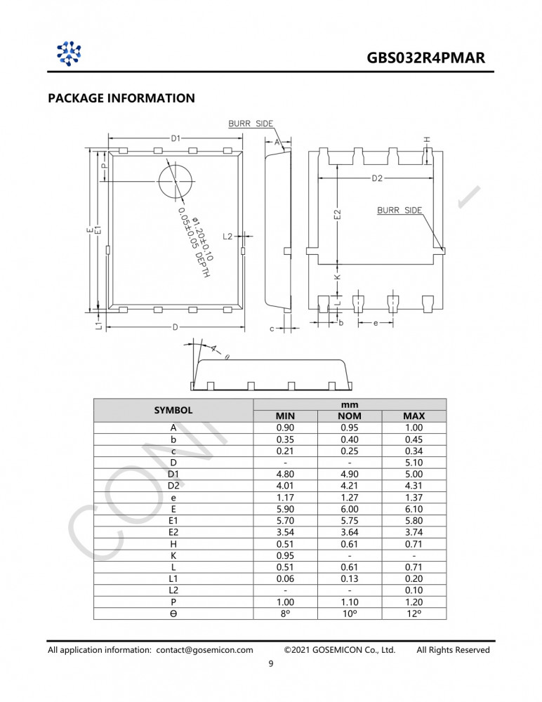 GBS032R4PMAR datasheet page 9