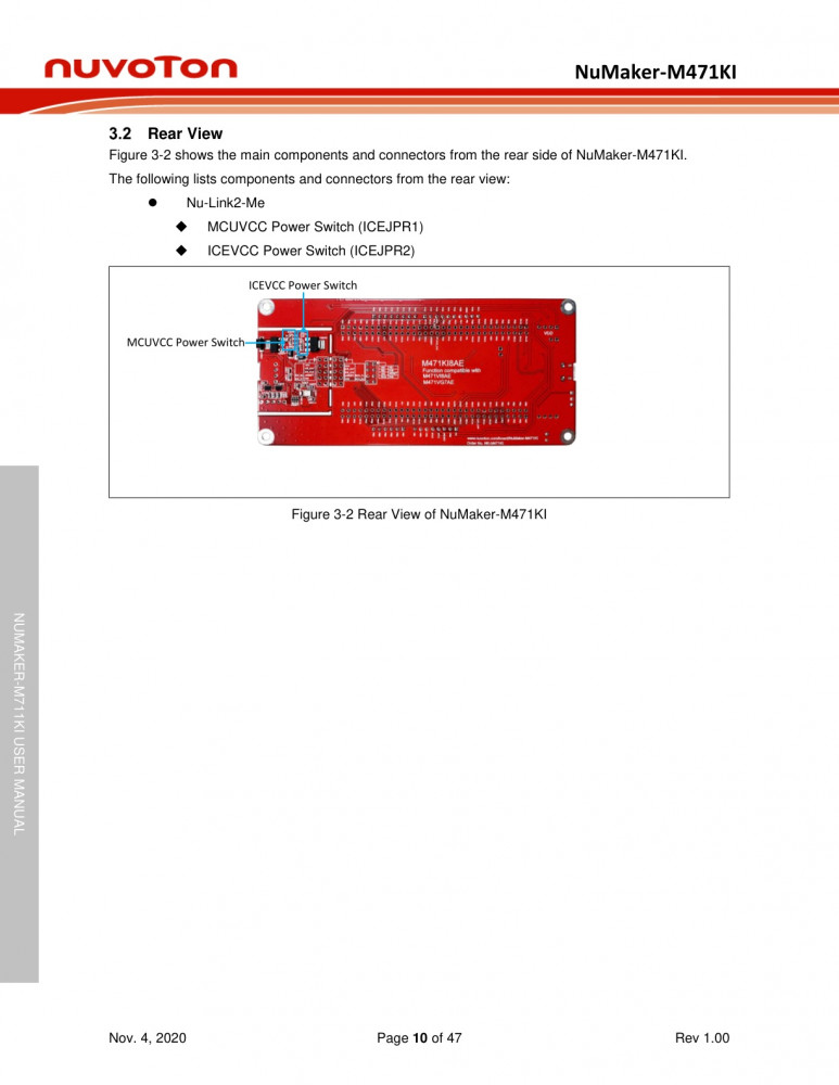 NuMaker-M471KI manual page 10