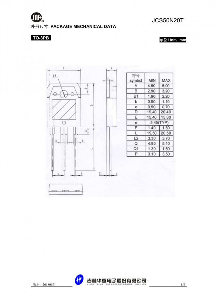 JCS50N20WT datasheet page 8