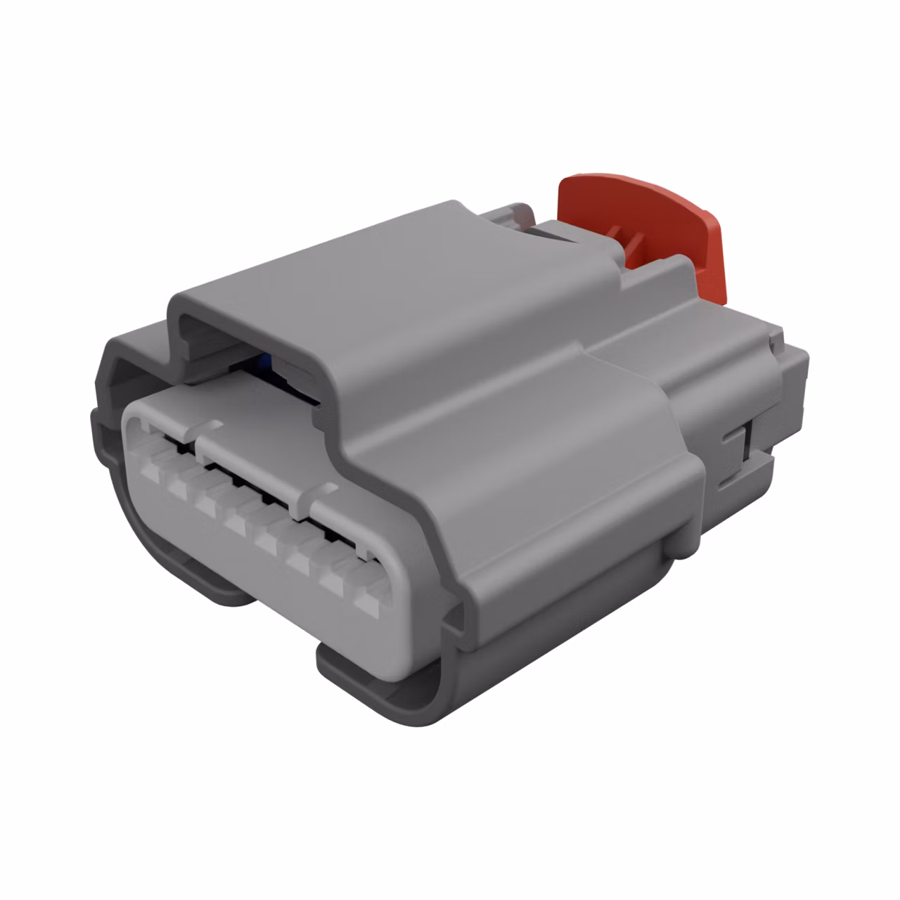 2.54mm MX64 Sealed Crimp Housing, Single Row, TE Generation Y Terminal, Light Gray, 8 Circuits, Key B, with CPA Lock for sale