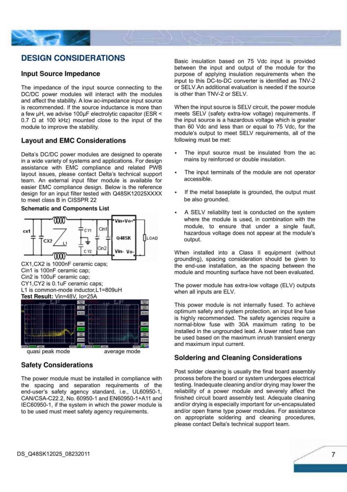 Q48SK12025NRFH datasheet page 7
