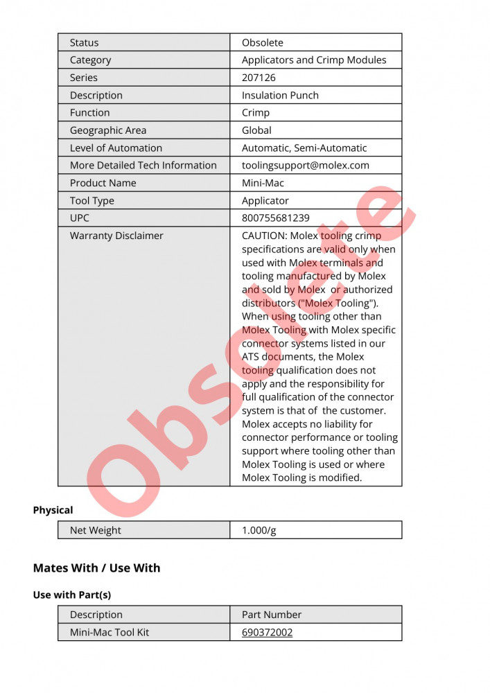 MOLEX 690392495 document page 2