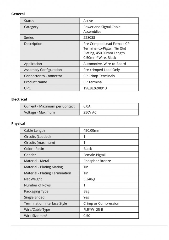 MOLEX 2280382115 document image 2