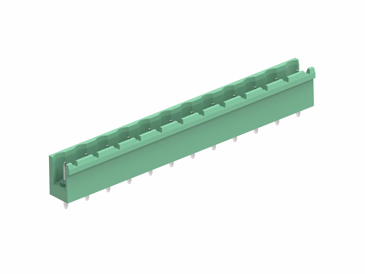 7.62mm Pitch Eurostyle Vertical PCB Header, Open Ends, 12 Circuits for sale