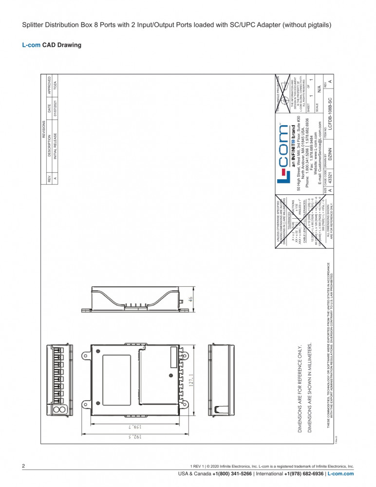 LCFDB-108B-SC technical document page 2