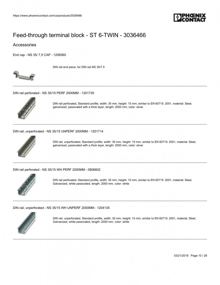 ST 6-TWIN 3036466 technical document page 10