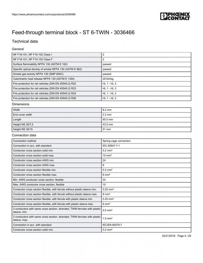 ST 6-TWIN 3036466 technical document page 4