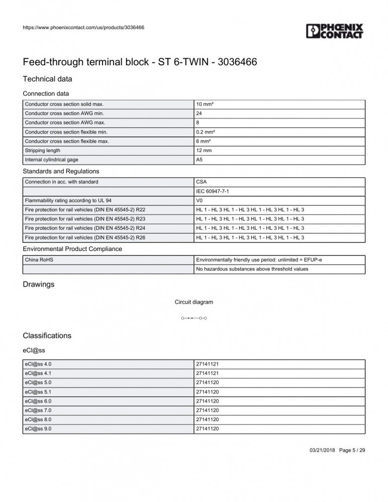 ST 6-TWIN 3036466 technical document page 5