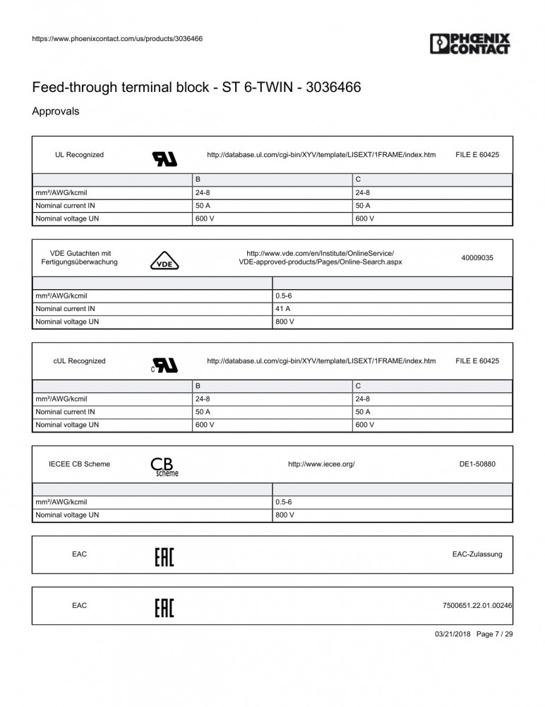 ST 6-TWIN 3036466 technical document page 7
