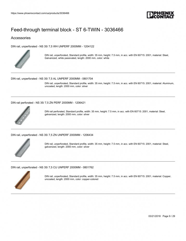 ST 6-TWIN 3036466 technical document page 9