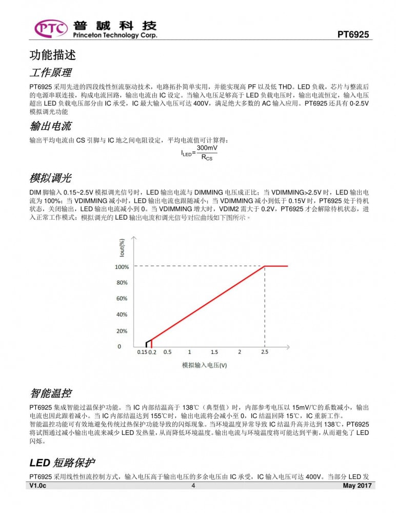 PT6925-HS-TP datasheet page 4