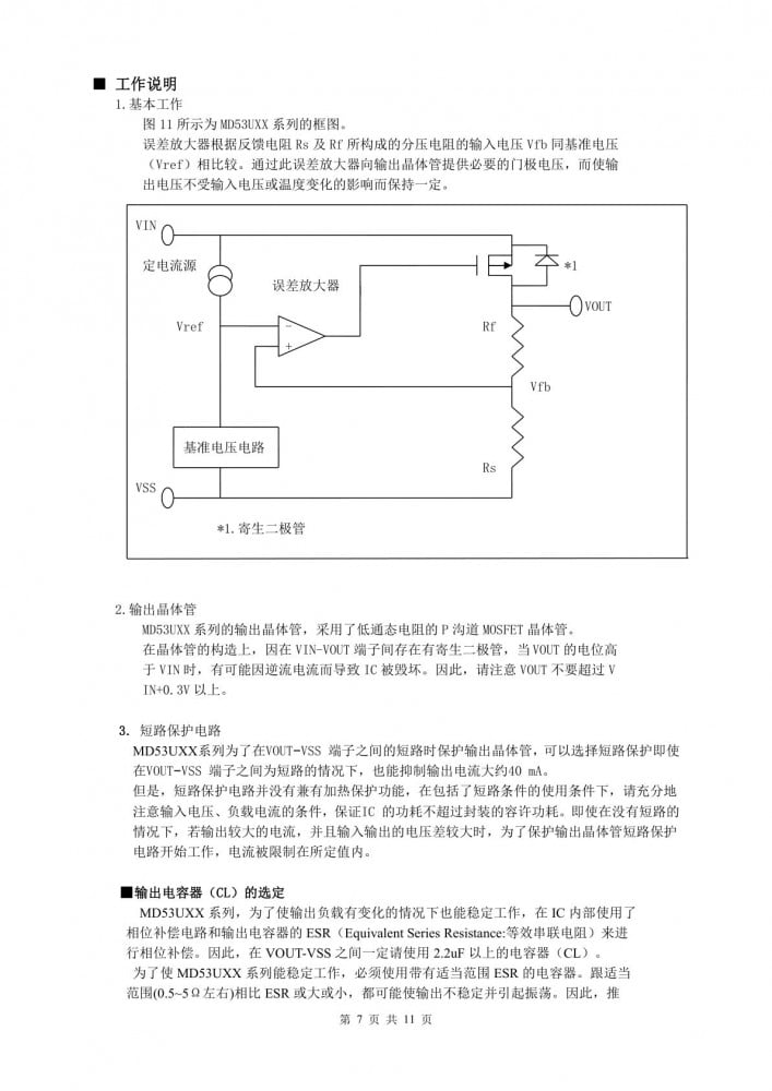 MD53U30 datasheet page 7