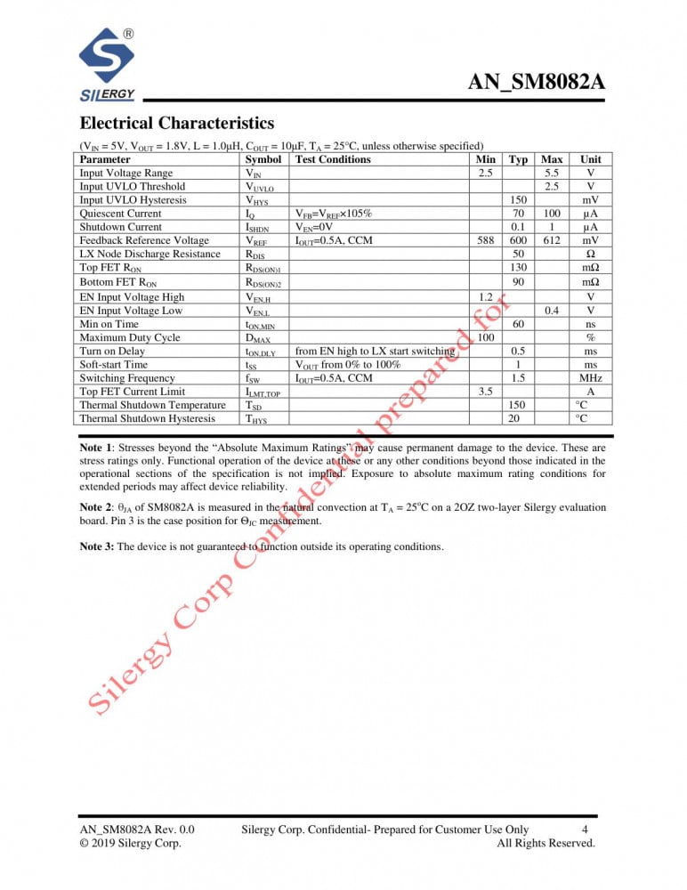 SM8082AAAC datasheet page 4