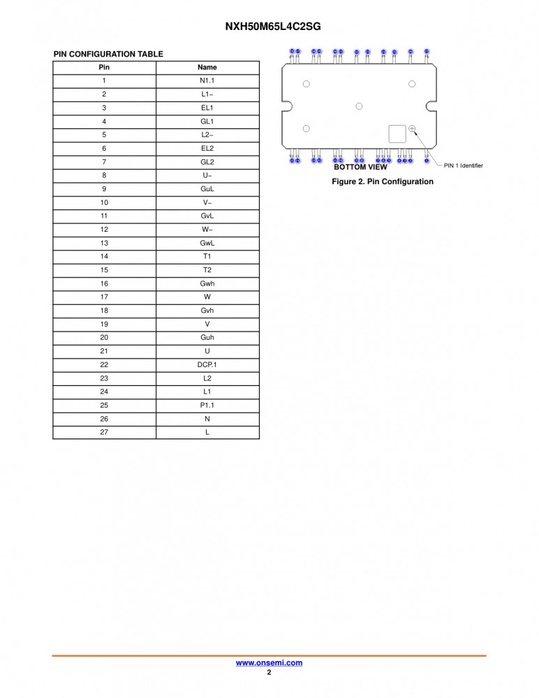 NXH50M65L4C2SG document page 2
