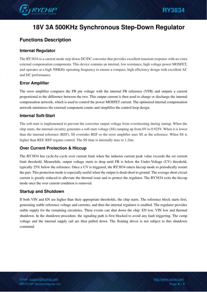 RY3834 datasheet page 4