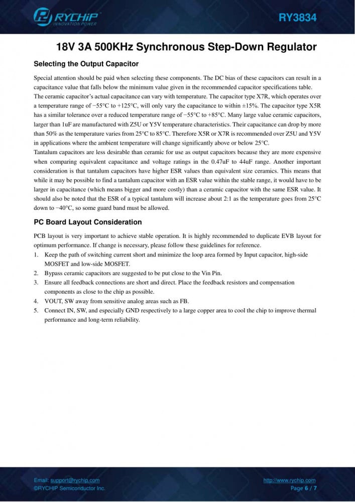 RY3834 datasheet page 6
