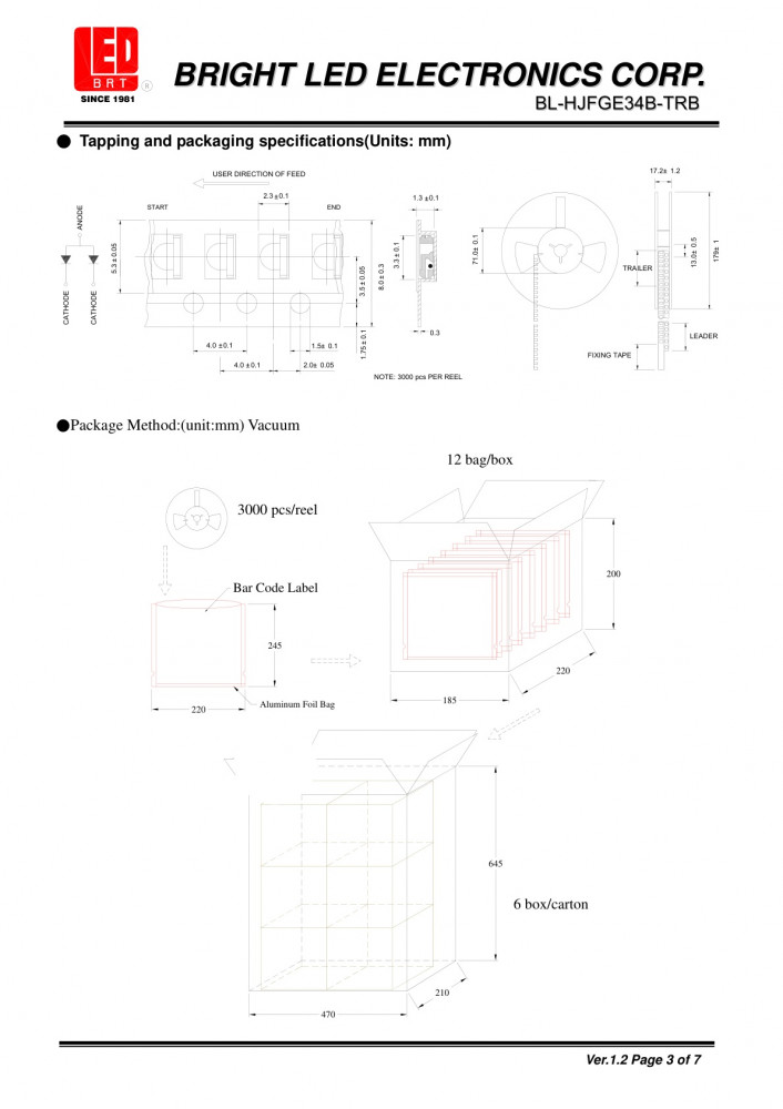 BL-HJFGE34B-TRB product documentation, page 3