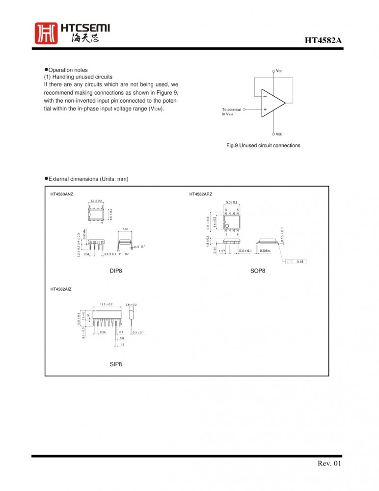 HT4582ARZ datasheet page 4