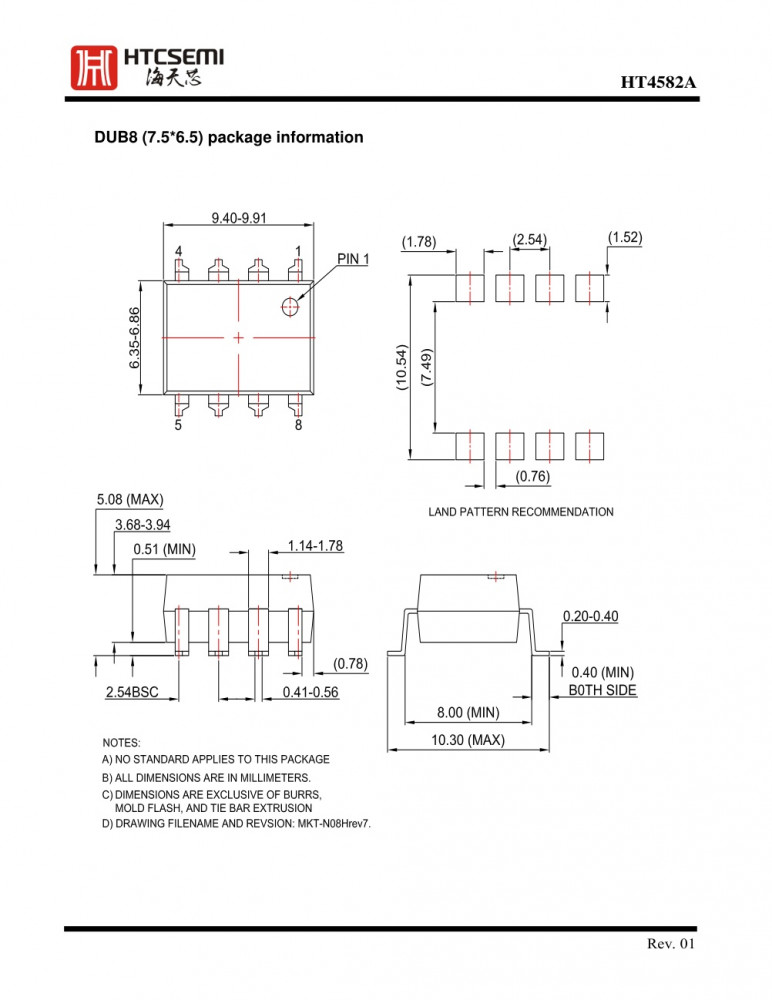 HT4582ARZ datasheet page 5