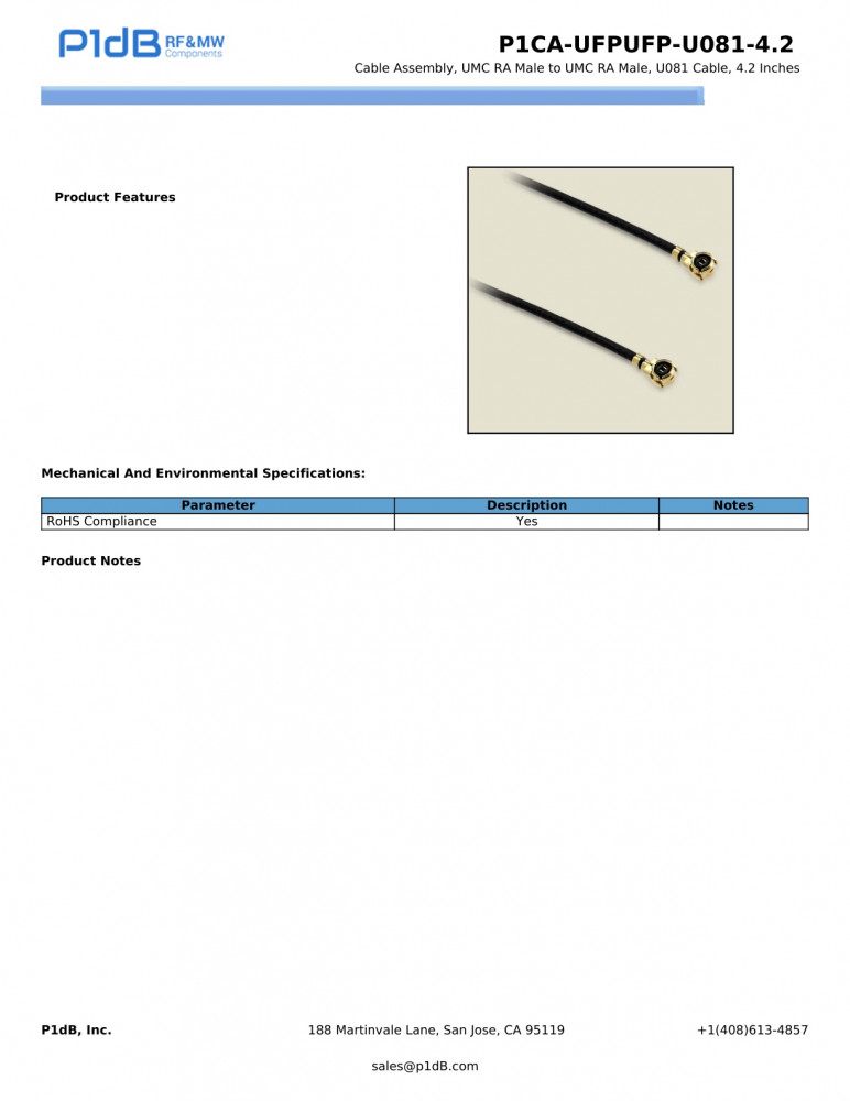 P1CA-UFPUFP-U081-4.2 product document image