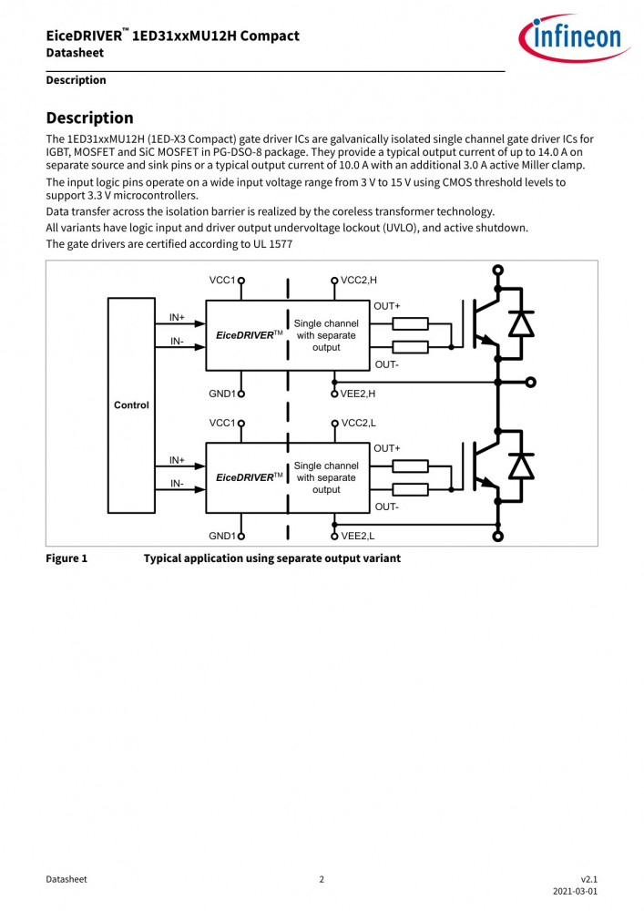 1ED3123MU12HXUMA1 datasheet page 2