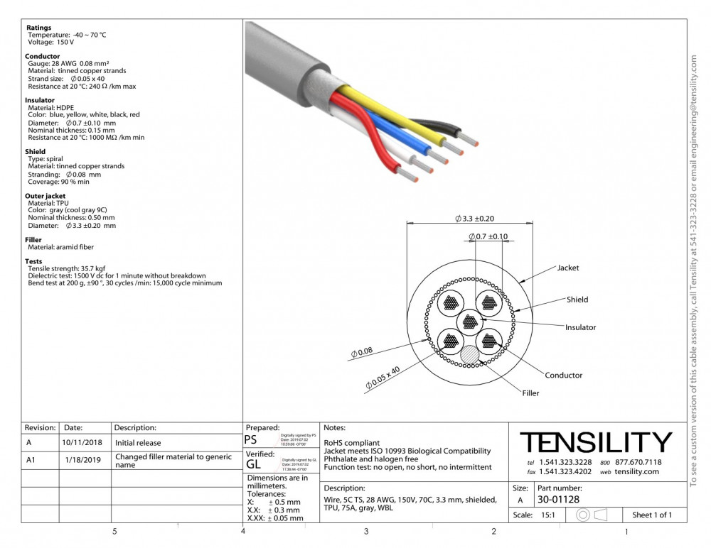 30-01128 product drawing and specification sheet