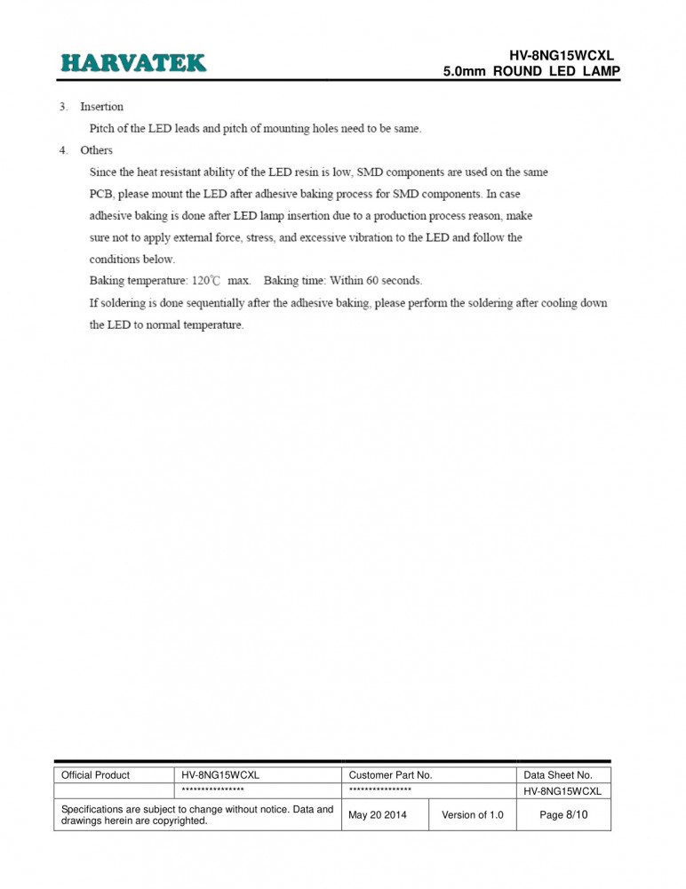 HV-8NG15WCXL datasheet page 8